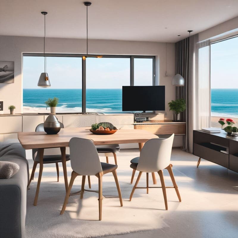 Modern Interior in a Chic House. Virtual Reality Has Completely ...