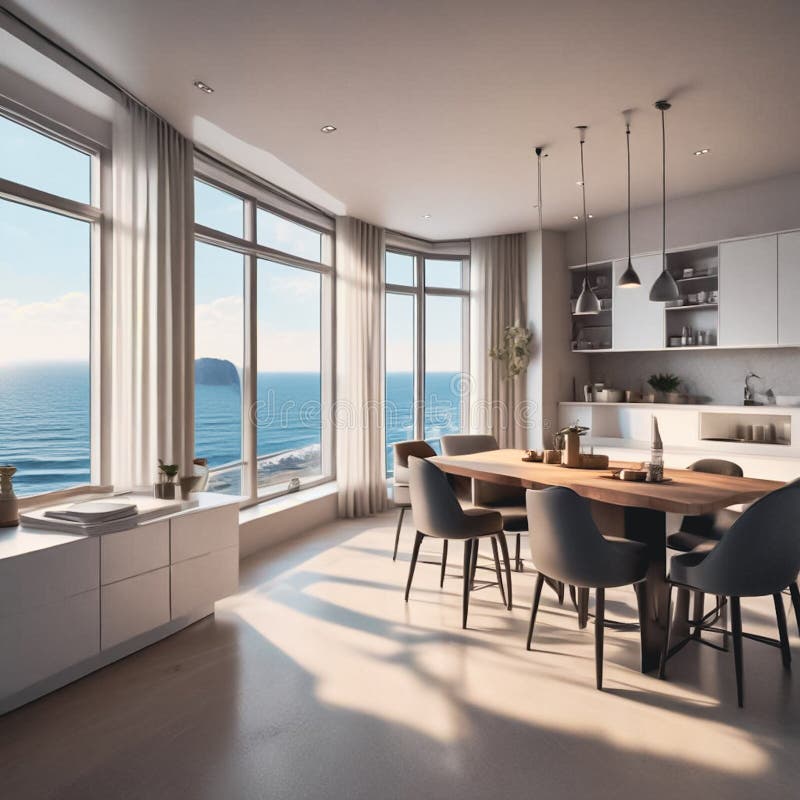 Modern Interior in a Chic House. Virtual Reality Has Completely ...