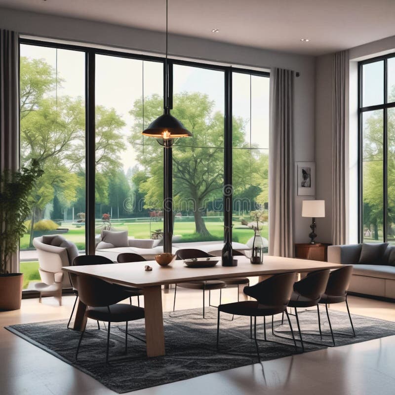 Modern Interior in a Chic House. Virtual Reality Has Completely ...