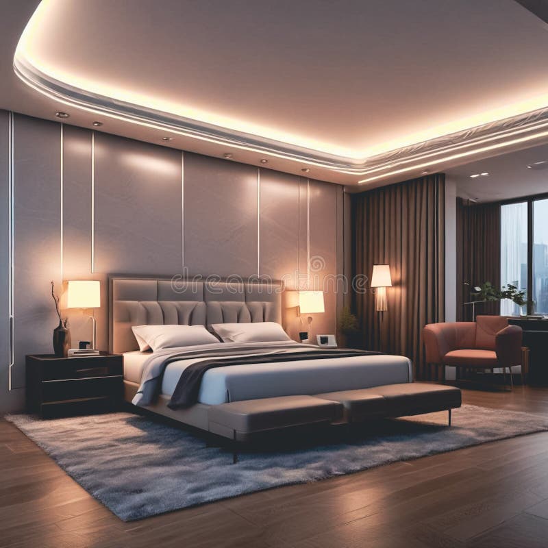 Modern Interior in a Chic House. Virtual Reality Has Completely ...