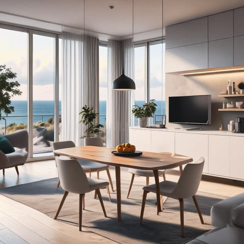 Modern Interior in a Chic House. Virtual Reality Has Completely ...