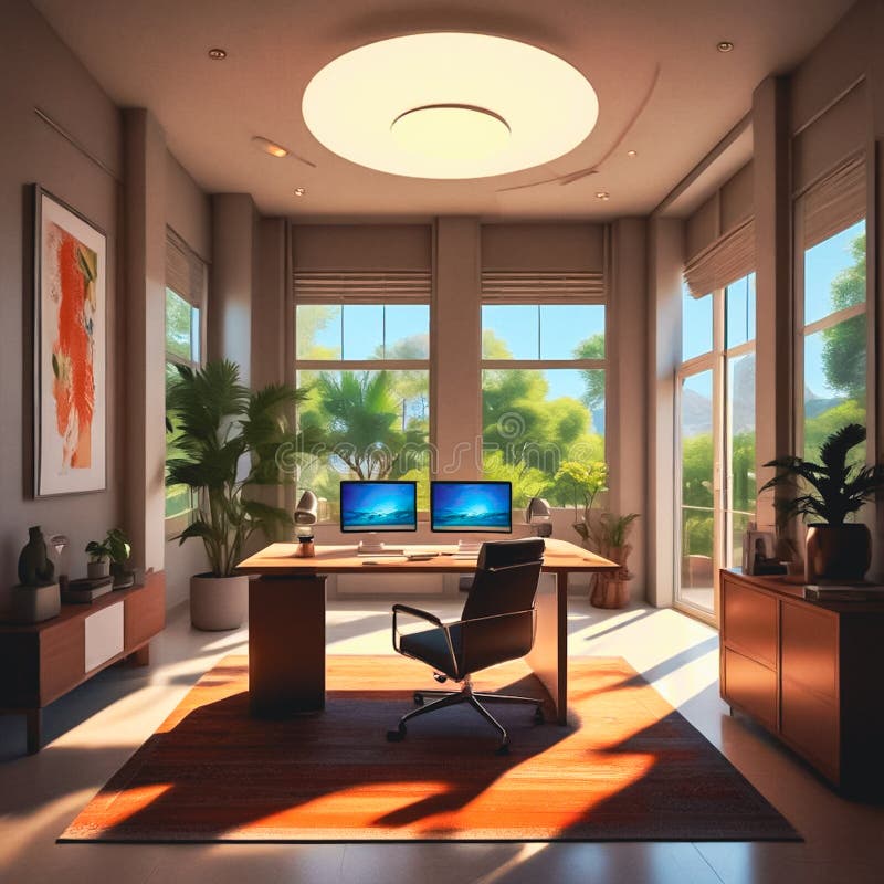 Modern Interior in a Chic House. Virtual Reality Has Completely ...