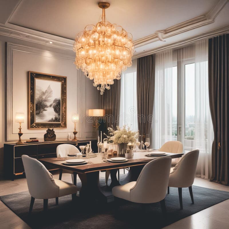 Modern Interior in a Chic House. Virtual Reality Has Completely ...