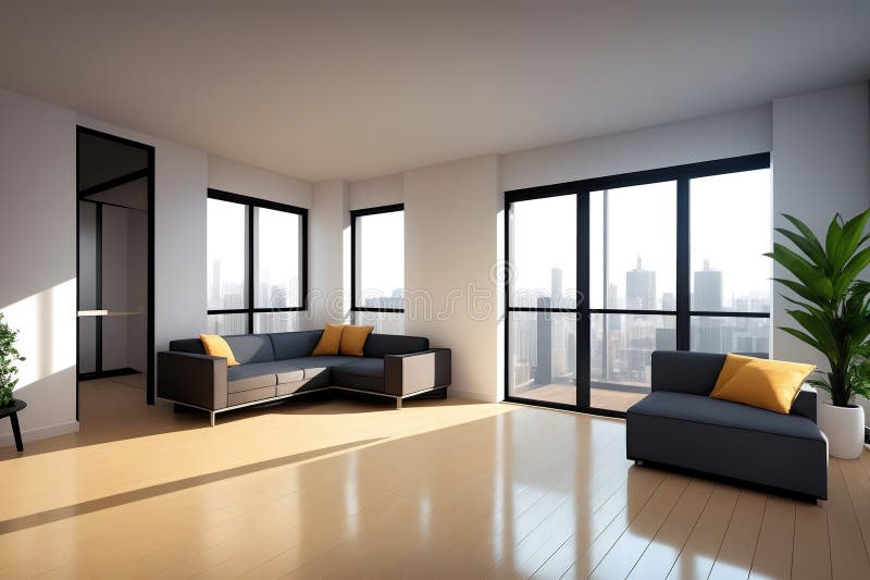 Modern Interior Design, Interior Elements Stock Illustration ...