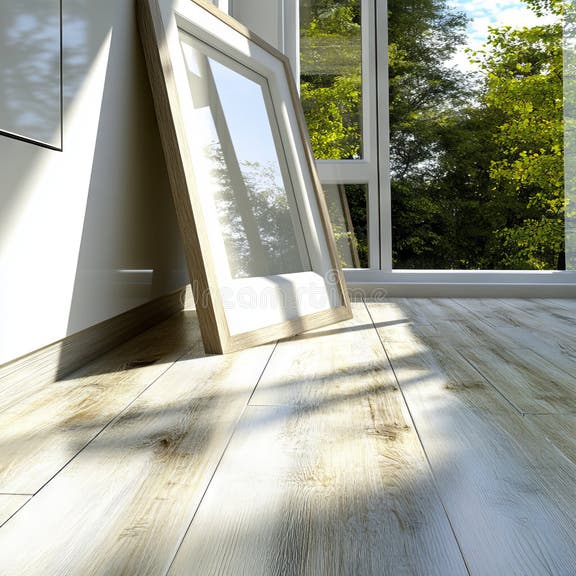 In a Modern Interior Design Setting, a Single Vertical ISO A1 Frame ...