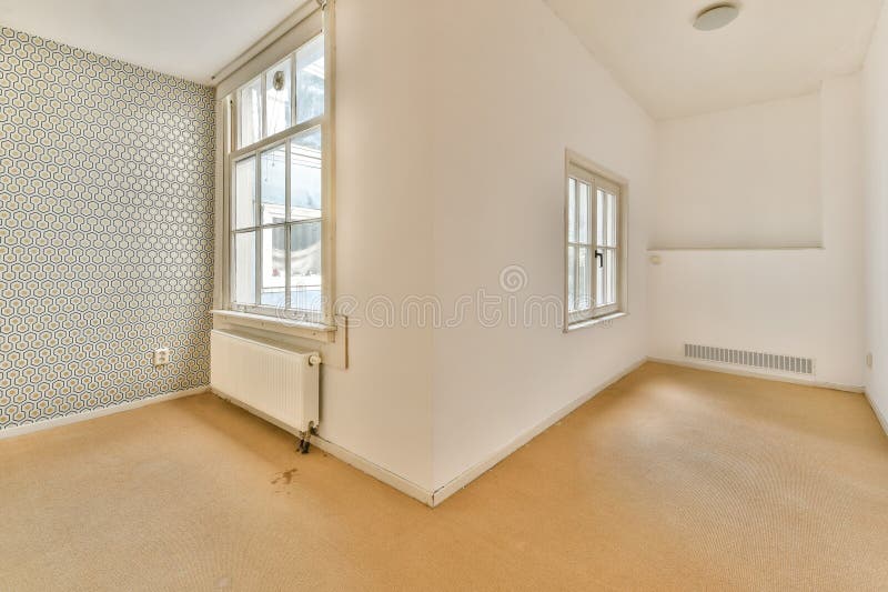 Modern Interior Design with Textured Wall Stock Photo - Image of ...