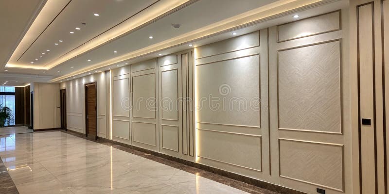 Contemporary Linear Wall Decoration Style Stock Image - Image of ...