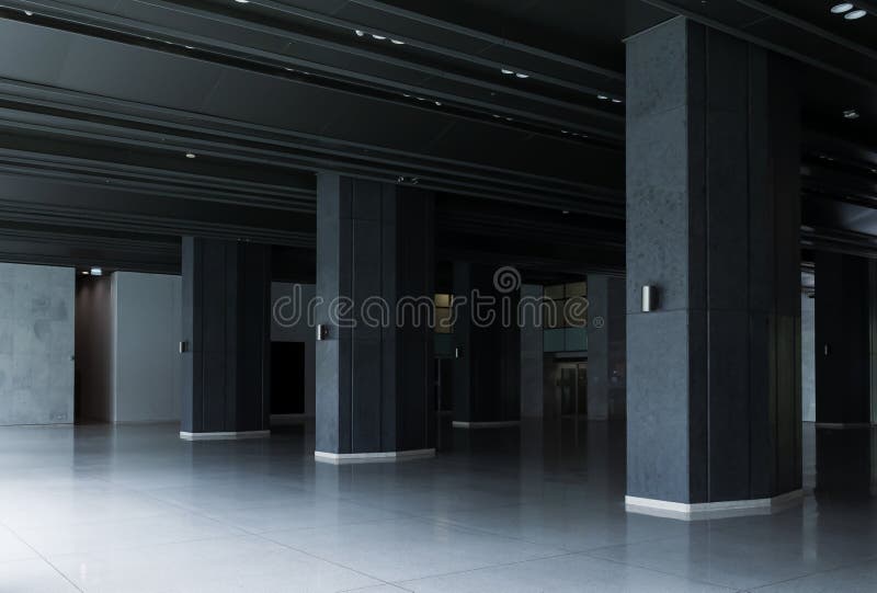 Modern Interior Inside Office Building Stock Photo - Image of building ...