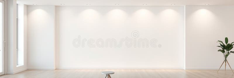 Modern Interior Lightbox Mockup Blank Space for Design Inspiration and ...