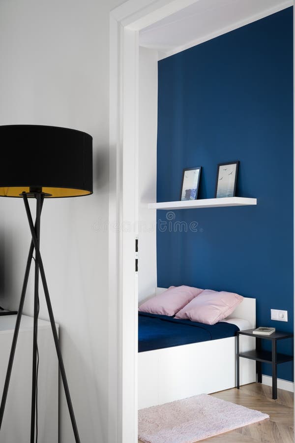 Modern Interior with Living Room and Bedroom View Editorial Photo ...