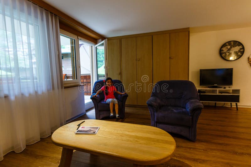 Modern Interior of a Living Room Studio Stock Photo - Image of estate ...