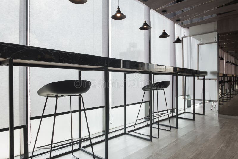 Modern Interior New Reading Room Space. Stock Image - Image of indoor ...