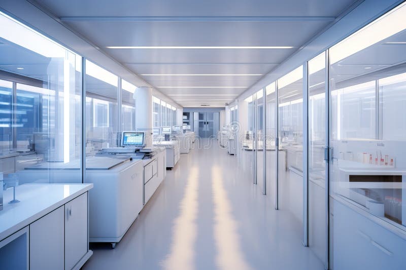 Modern Interior Science Lab with Lighting from Gateway Stock Image ...