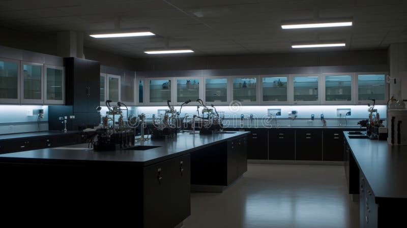 Modern Interior Science Lab with Lighting from Gateway Stock ...