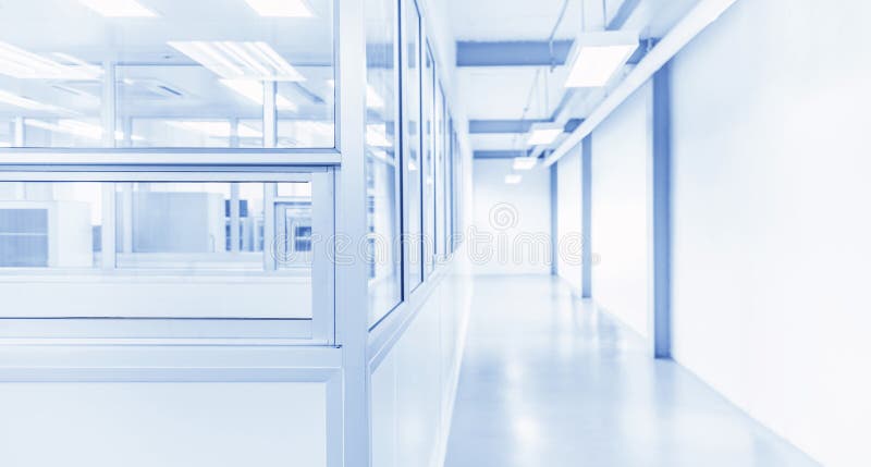 Modern Interior of Science Laboratory or Industry Factory Stock Photo ...