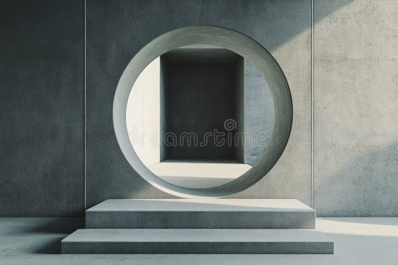 Round Window on Brick Wall on Castle Stock Image - Image of glass ...