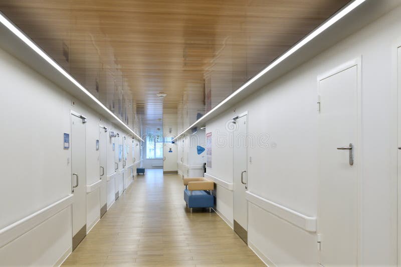 Modern Interior of State Polyclinic in Moscow, Russia Stock Photo ...