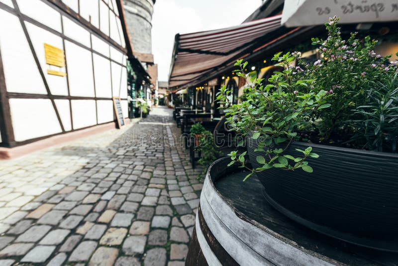 A Modern Interior of a Street Cafe Stock Photo - Image of modern ...
