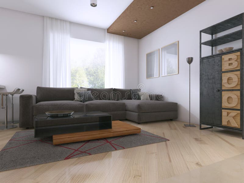 Modern Interior of the Studio in the Style of Contemporary Stock ...