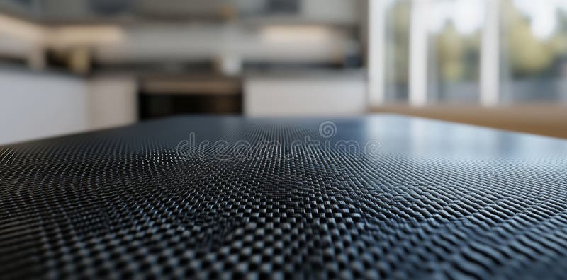 In a Modern Interior, Sunlight Filters through the Windows, Reflecting ...