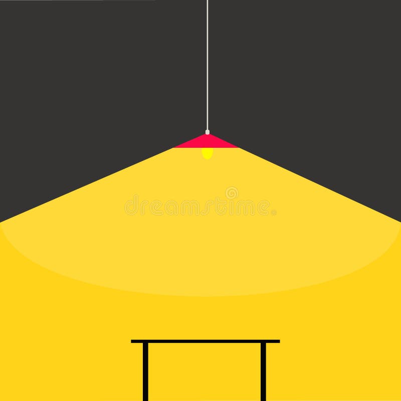 Bulb Dark Light Room Vector Stock Illustrations – 629 Bulb Dark Light ...