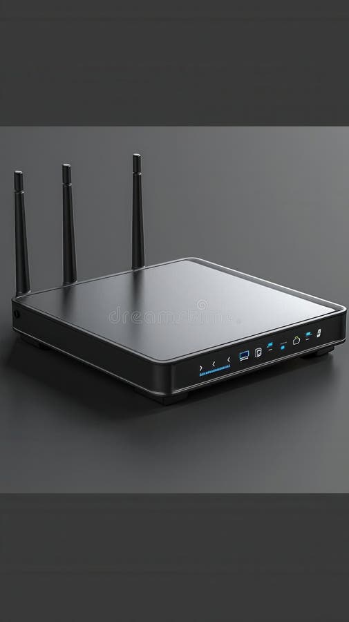 Modern Internet-Connected Device. Innovative Technology Concept Stock ...