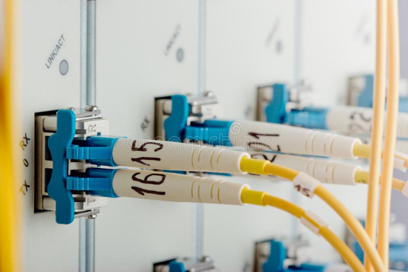 Modern Internet Router in Data Center. Stock Image - Image of ...