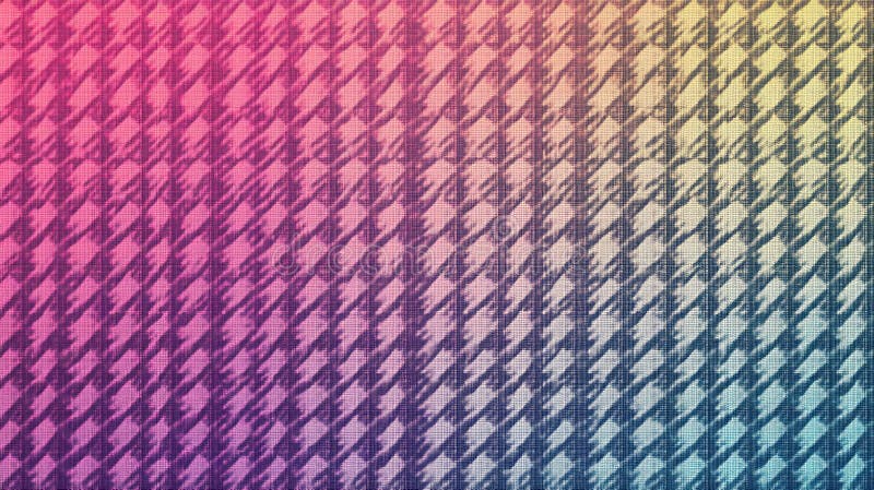Modern Interpretation of Classic Houndstooth Pattern with Gradient ...