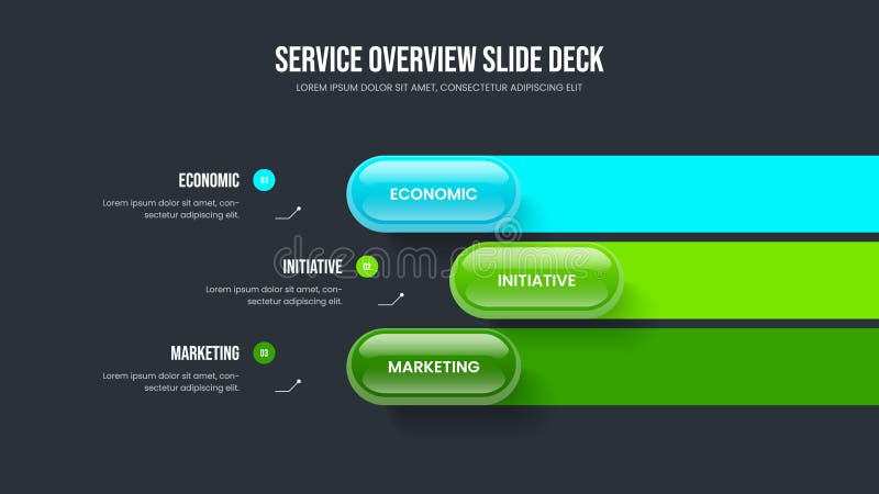Modern Introduction 3 Step Diagram Slide Template Stock Vector - Illustration of scheme, minimal ...