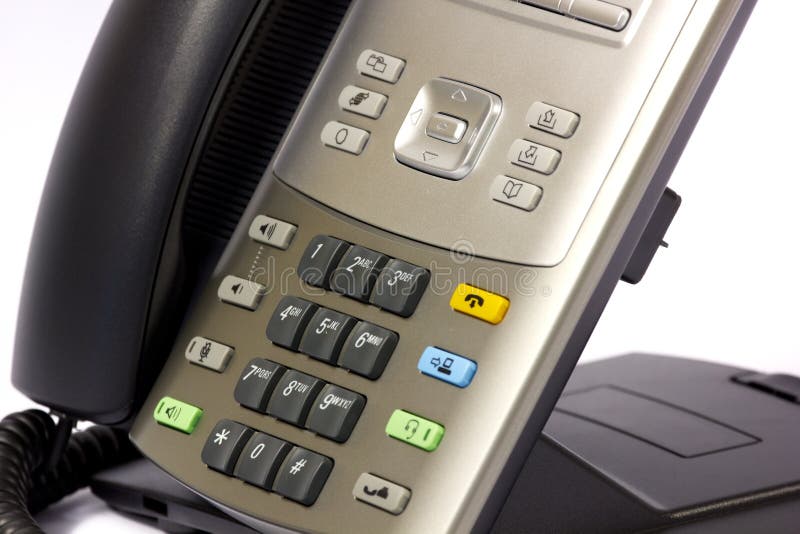 Modern IP Telephone stock image. Image of networking - 21259039