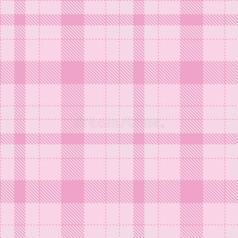 Modern Iridescent Light Pink Seamless Tartan Fabric Design Stock Vector ...