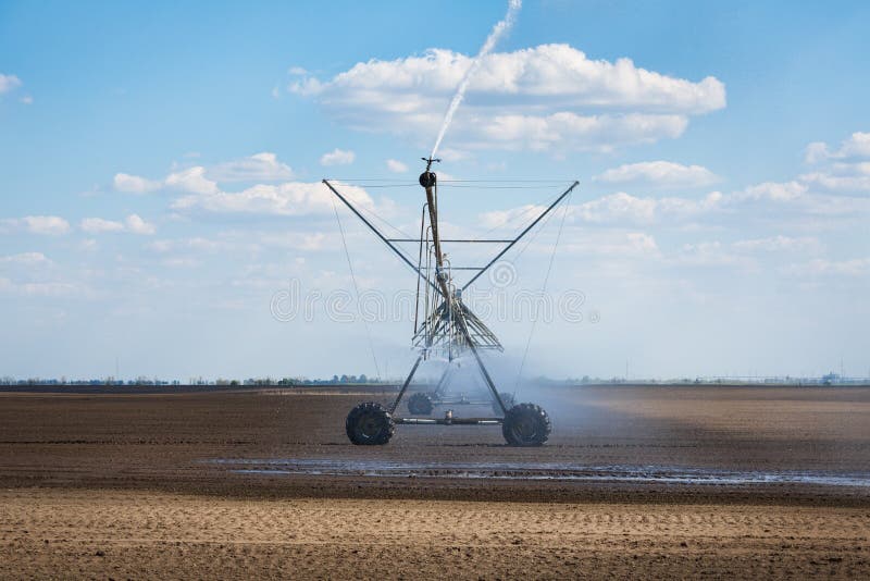 Modern irrigation system stock image. Image of agriculture - 53213495