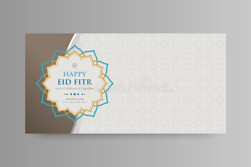 Modern Islamic Banner stock vector. Illustration of holy - 237678429