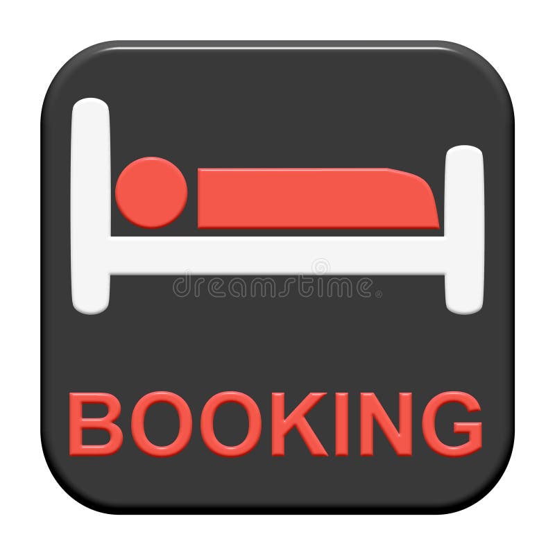 Black Booking Isolated Vector Icon. Simple Element Illustration from ...