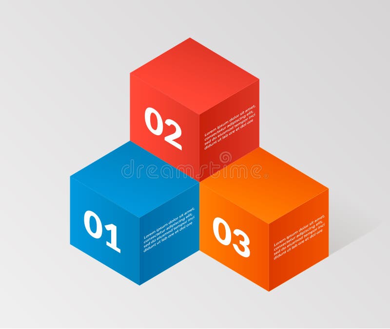 Modern Isometric Infographics Angle Elemsnts Element Template. Vector ...