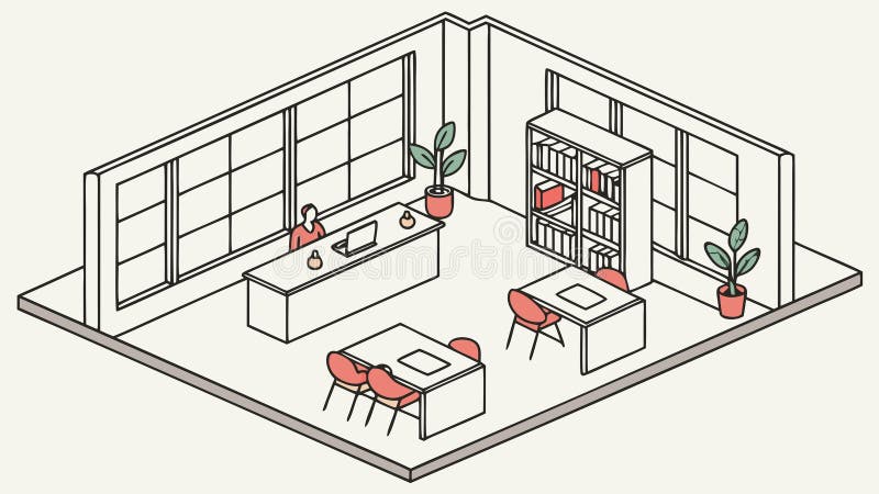 Workstations Desks Stock Illustrations – 3,306 Workstations Desks Stock ...