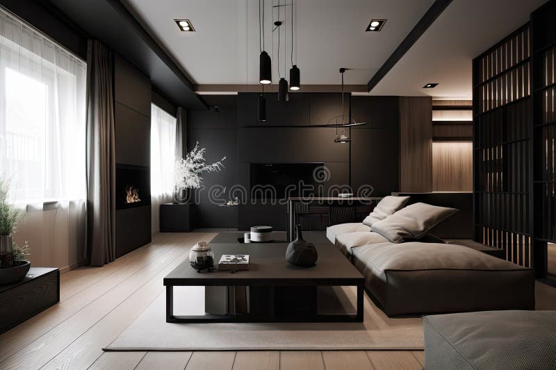 Modern Japanese Style Interior with Sleek and Minimalist Design ...