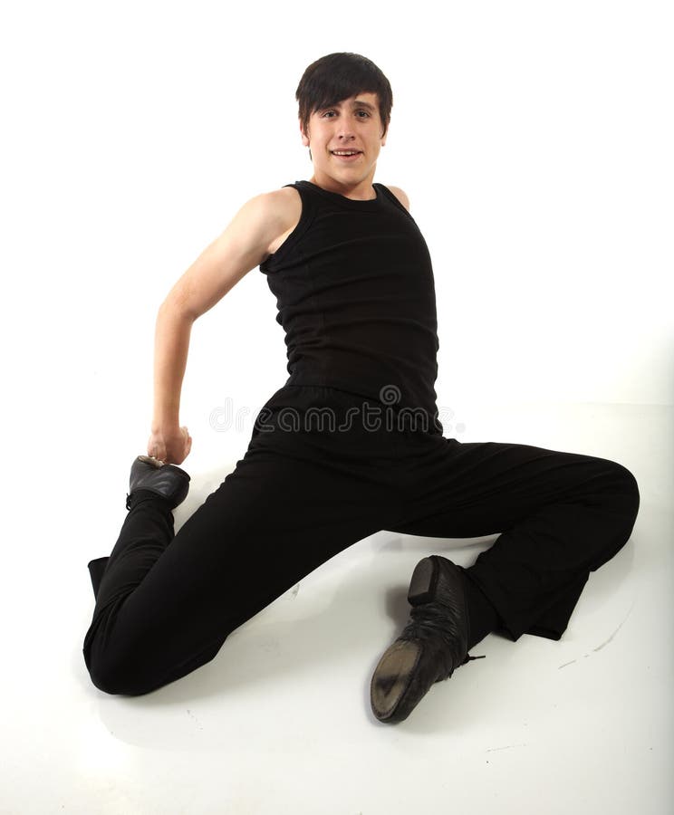 Jazz Dancer Sitting on Chair Stock Image - Image of people, mixed: 11117443