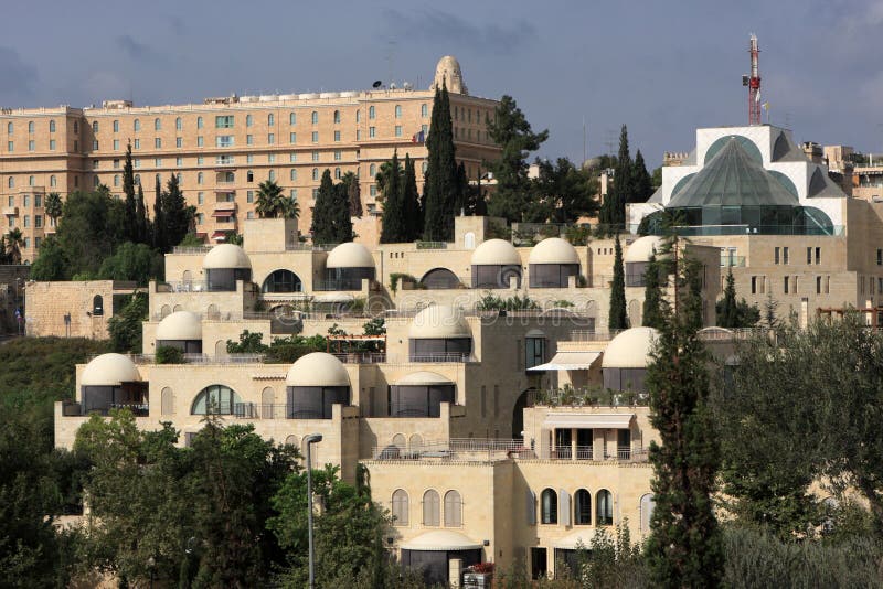 Landscape of Modern Jerusalem Stock Photo - Image of historical, city ...