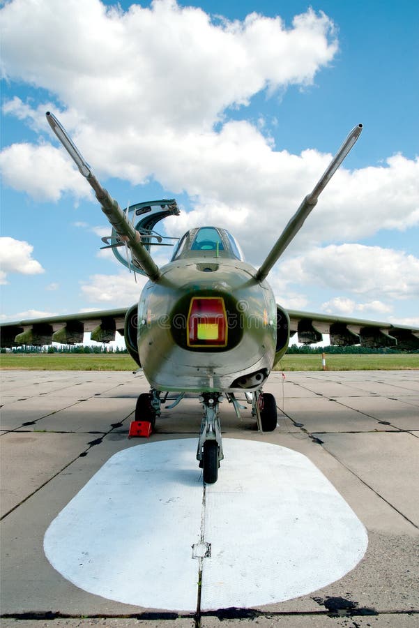 Modern jet aircraft-attack stock image. Image of modern - 70208323