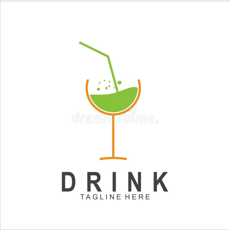 Modern Juice logo design stock illustration. Illustration of logo ...