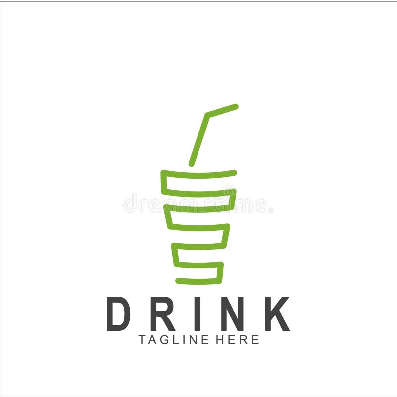 Modern Juice logo design stock illustration. Illustration of grinder ...