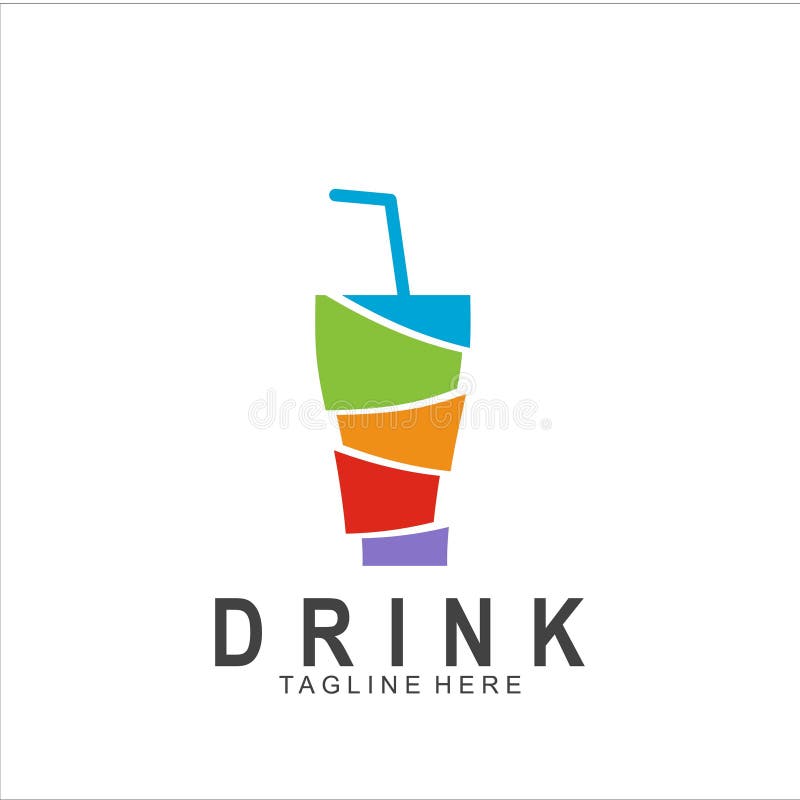 Modern Juice logo design stock illustration. Illustration of lime ...