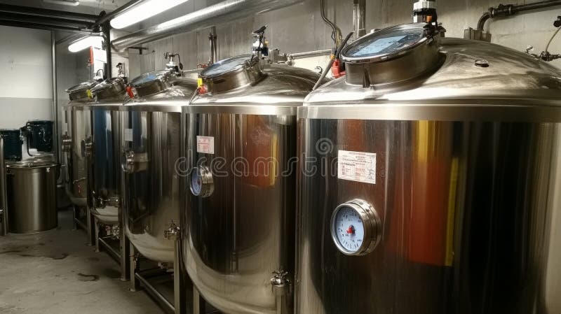 Modern Juice Production Facility Showcases Stainless Steel Fermentation ...