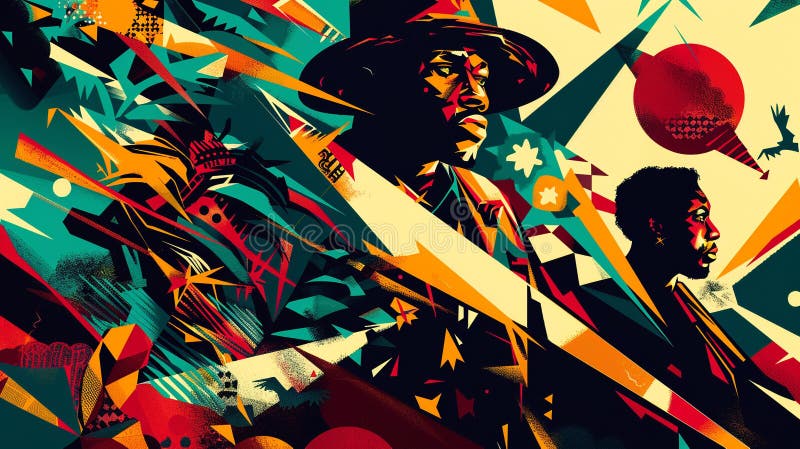 Modern Juneteenth Freedom Day Posters with Dynamic Patterns and ...