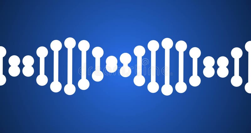 4k DNA Genetic Code on Double Helix Rendered Animation Video Zoom on ...
