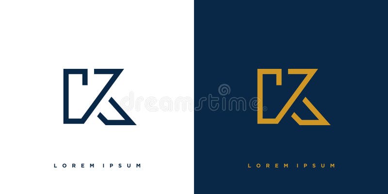 Modern K logo design stock vector. Illustration of design - 271369459