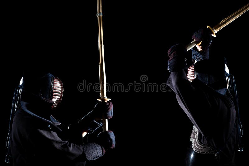 Kendo match stock image. Image of mask, young, sports - 2595873