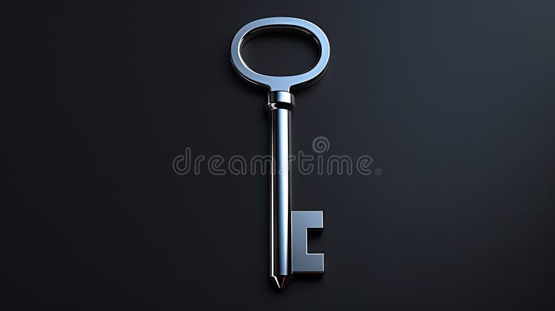 A Modern Key with Sleek Design and Digital Enhancements, Modern ...
