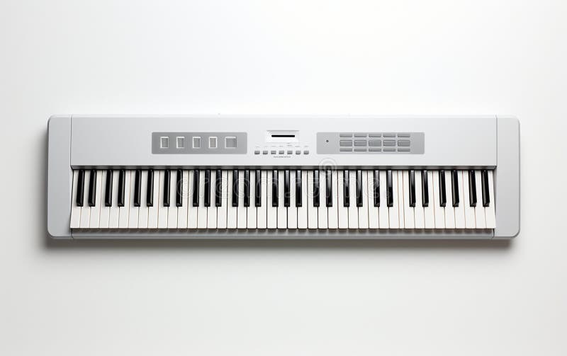 Modern Keyboard without a Common Background Stock Illustration ...